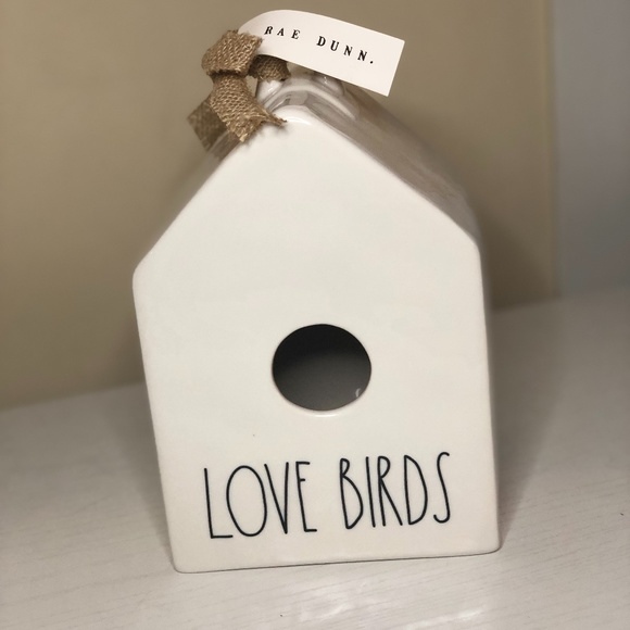 Rae Dunn | Accents | Rae Dunn Love Birds Birdhouse | Poshmark